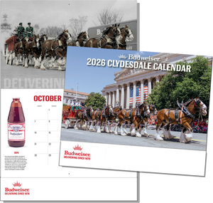 Budweiser Holiday 2026 Clydesdale Calendar – EP Bud Store