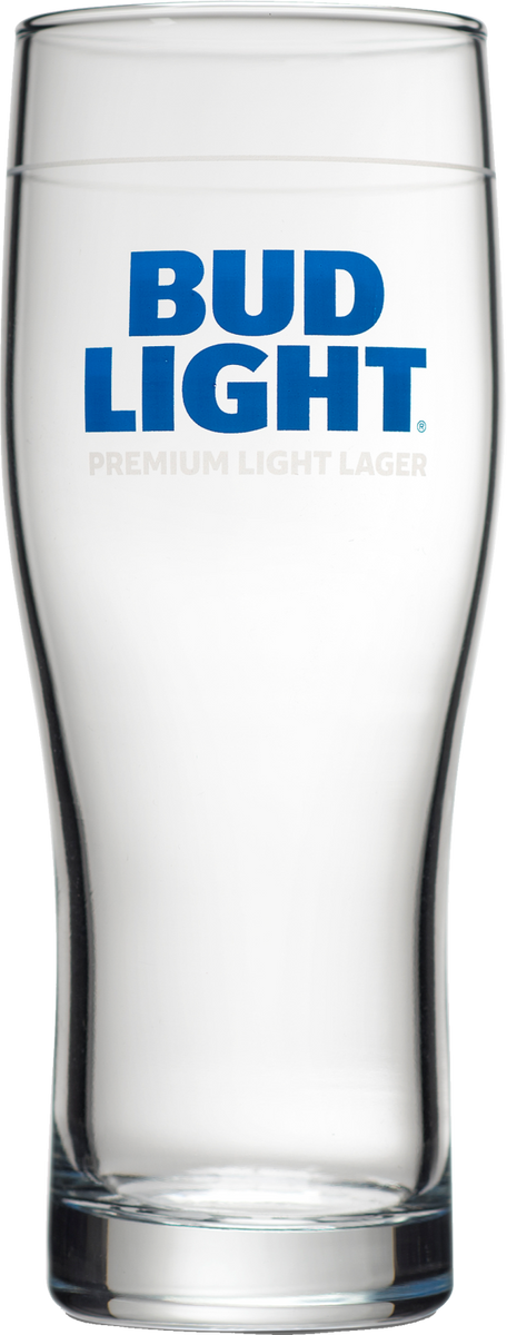 Bud Light 16 oz Stackable Pint Glass – EP Bud Store