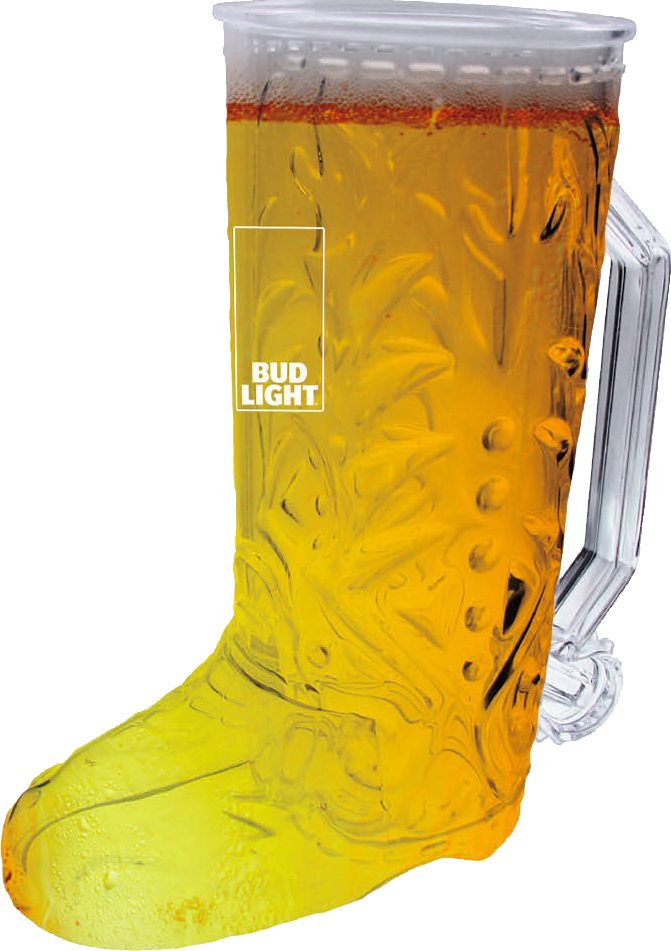Bud Light 20 oz Plastic Boot Mug – EP Bud Store